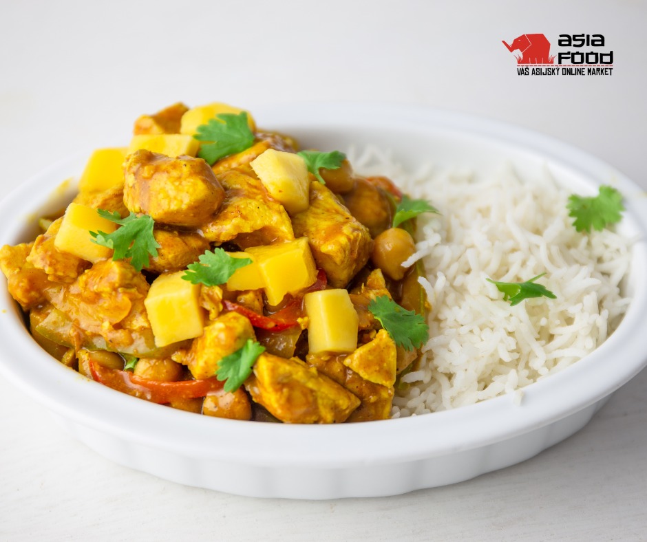 Malajské kuřecí kari s mangem - Malaysian Mango Chicken Curry - ASIAFOOD.CZ